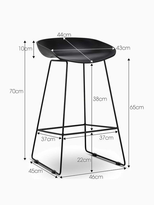 Sled Bar Stools (Set of 2)